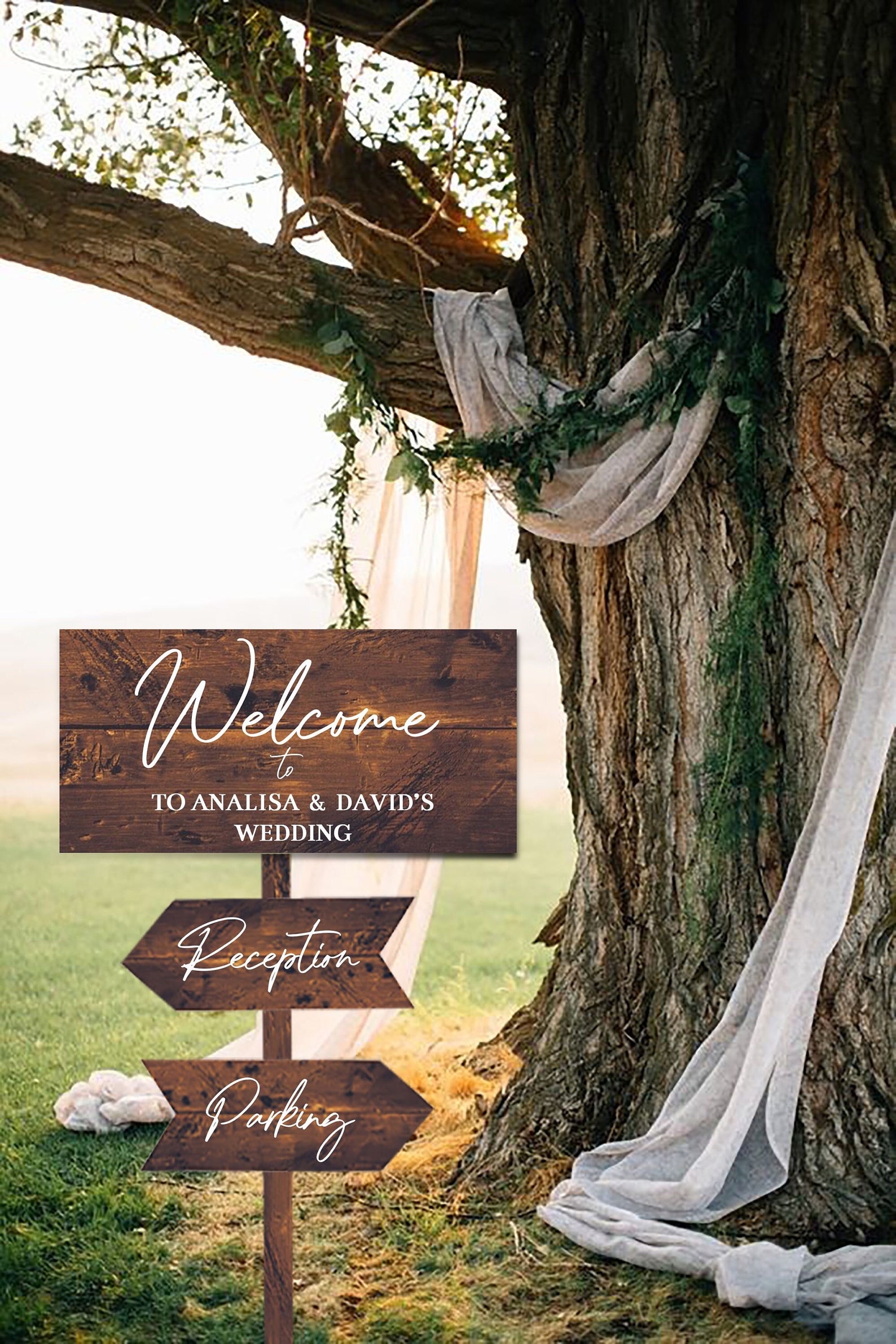 Wedding Sign Decals | Wedding Greeting Sign | Welcome Sign | Decals for ...