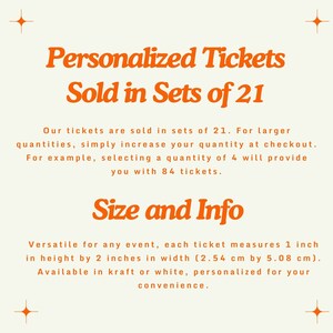 Set of 21 Have an Ice Cream on Us | Desert Tickets | Wedding Dessert ...