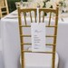 PRINTED Reserved Wedding Chair Tag Seating Tag Chair Tag Wedding ...