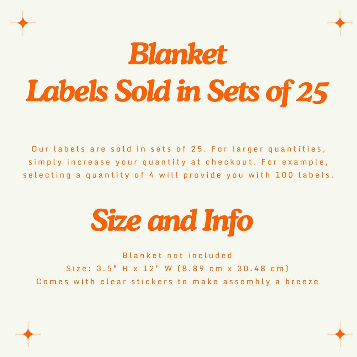 Set of 25 Custom Blanket Labels | Custom Scarf Wrap | Pashmina Labels ...