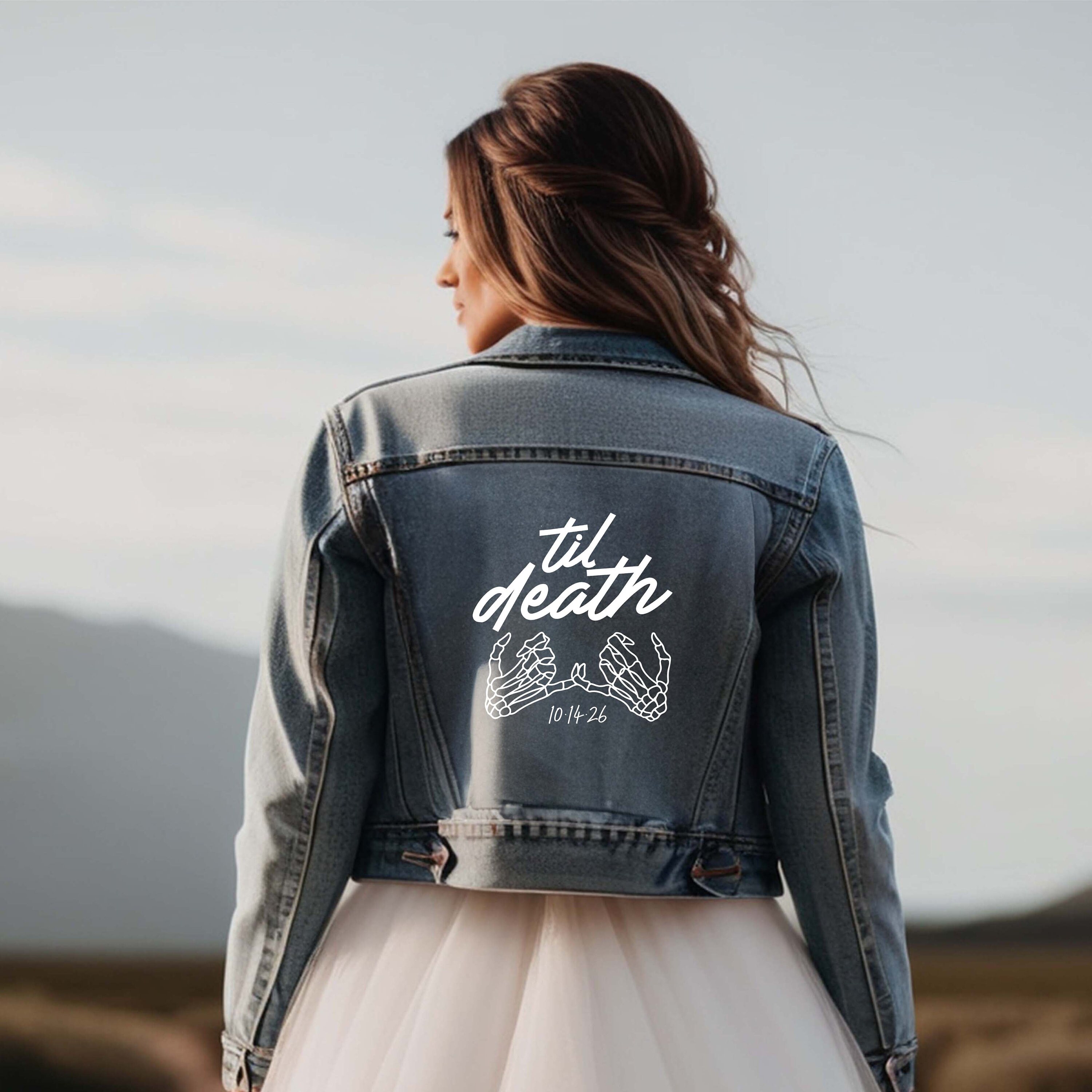 Iron on Jacket Decal | Permanent Vinyl Decals for Denim or Leather ...
