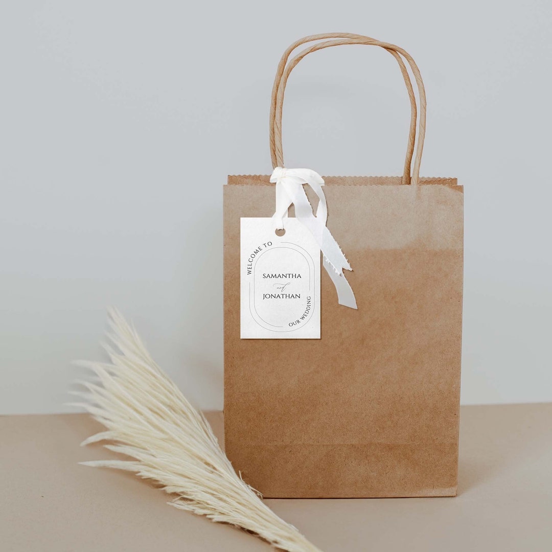 Set of 25 Personalized Gift Tags | Favor Tags | Thank You Tags ...