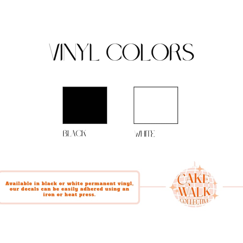 Iron on Jacket Decal | Permanent Vinyl Decals for Denim or Leather ...