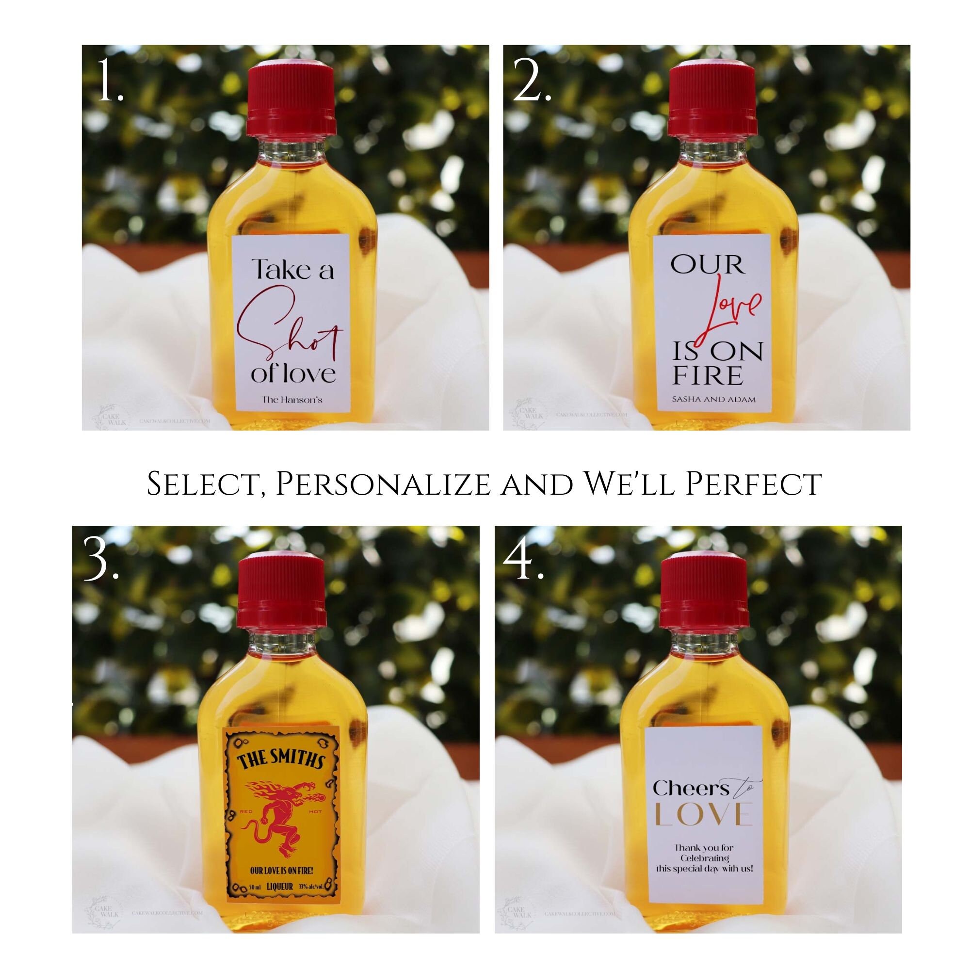 Custom Cinnamon Whisky Label | Custom Label | Party Favor | Wedding ...