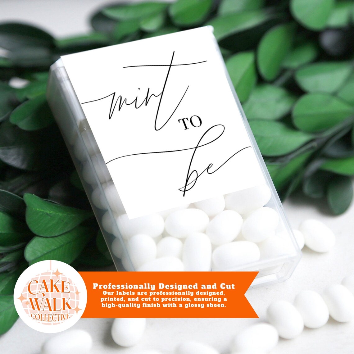 Set of 20 Personalized Wedding Mint Labels | Mint Stickers | Custom ...