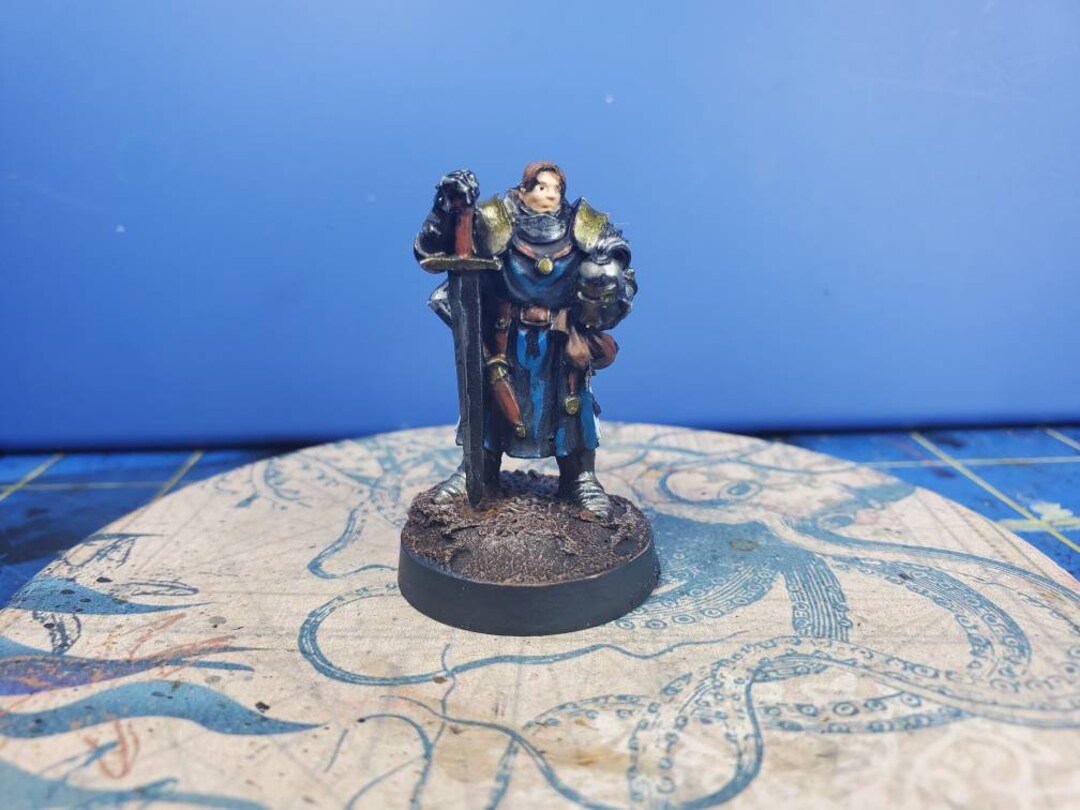 Hand Painted Metal Paladin Perfect for Your Dnd, Pathfinder or Other ...