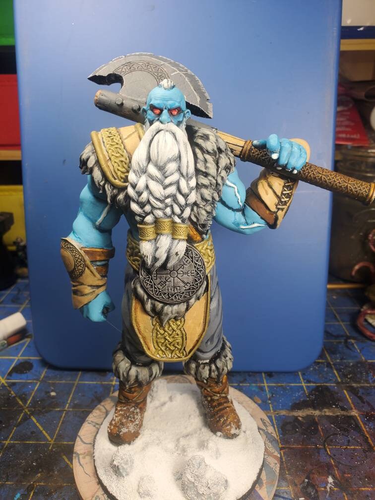Hand Painted Frost GIANT Perfect for Your Dnd, Pathfinder or Other ...