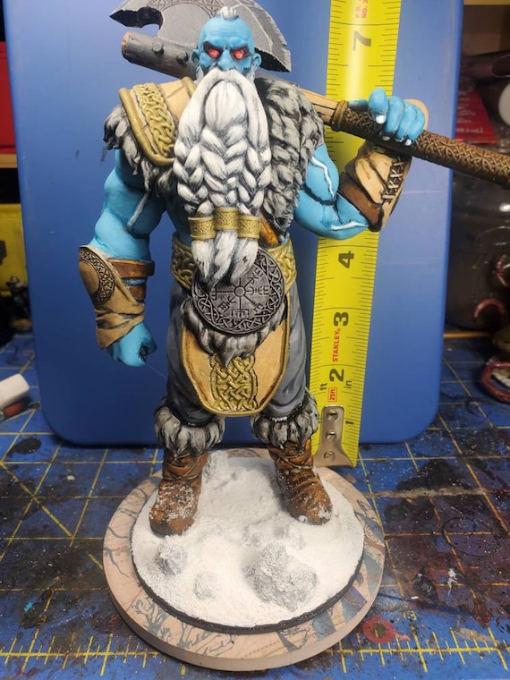Hand Painted Frost GIANT Perfect for Your Dnd Pathfinder or - Etsy