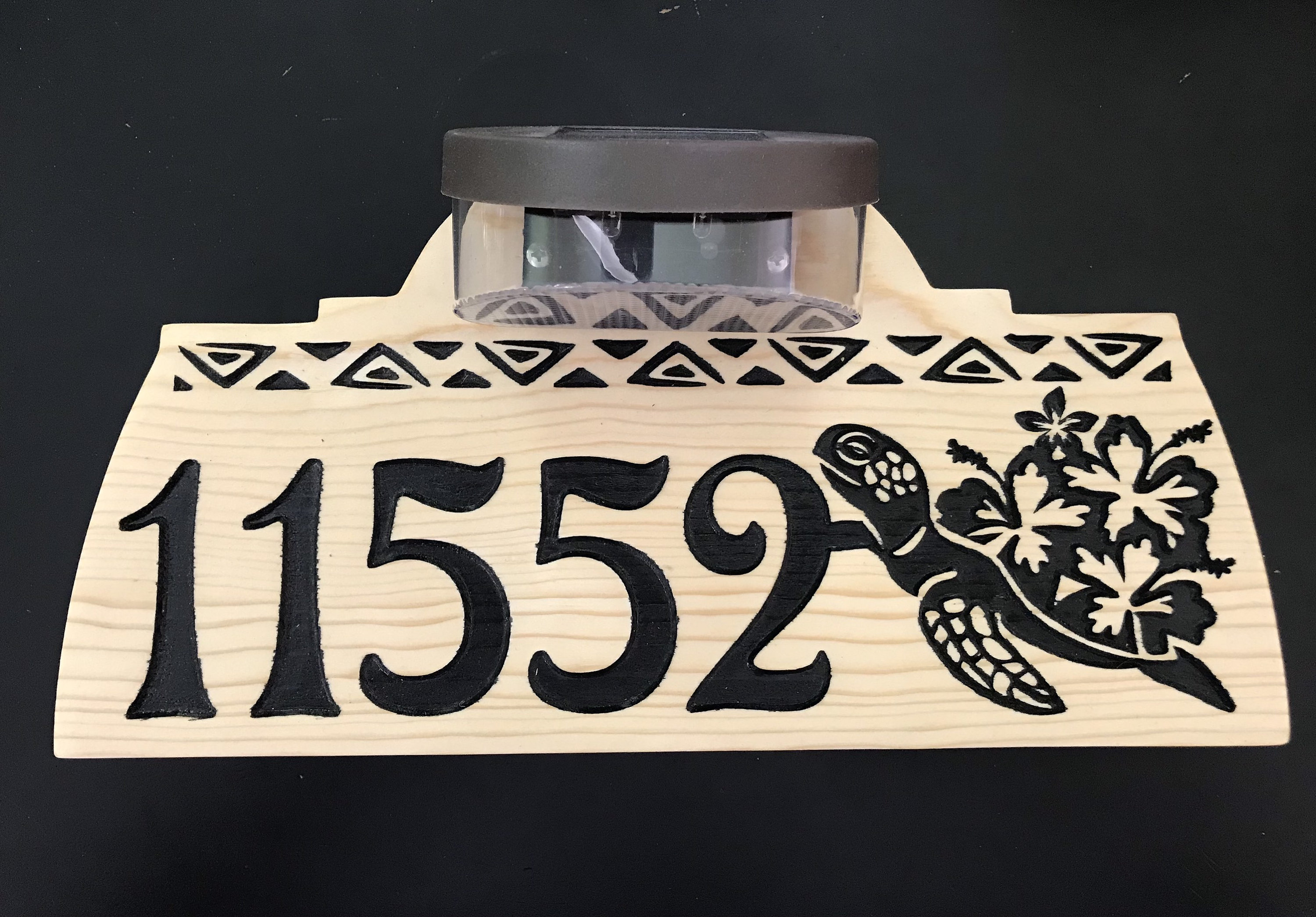 Lighted Address Sign, Carved Address Sign, Solar Address Sign. - Etsy