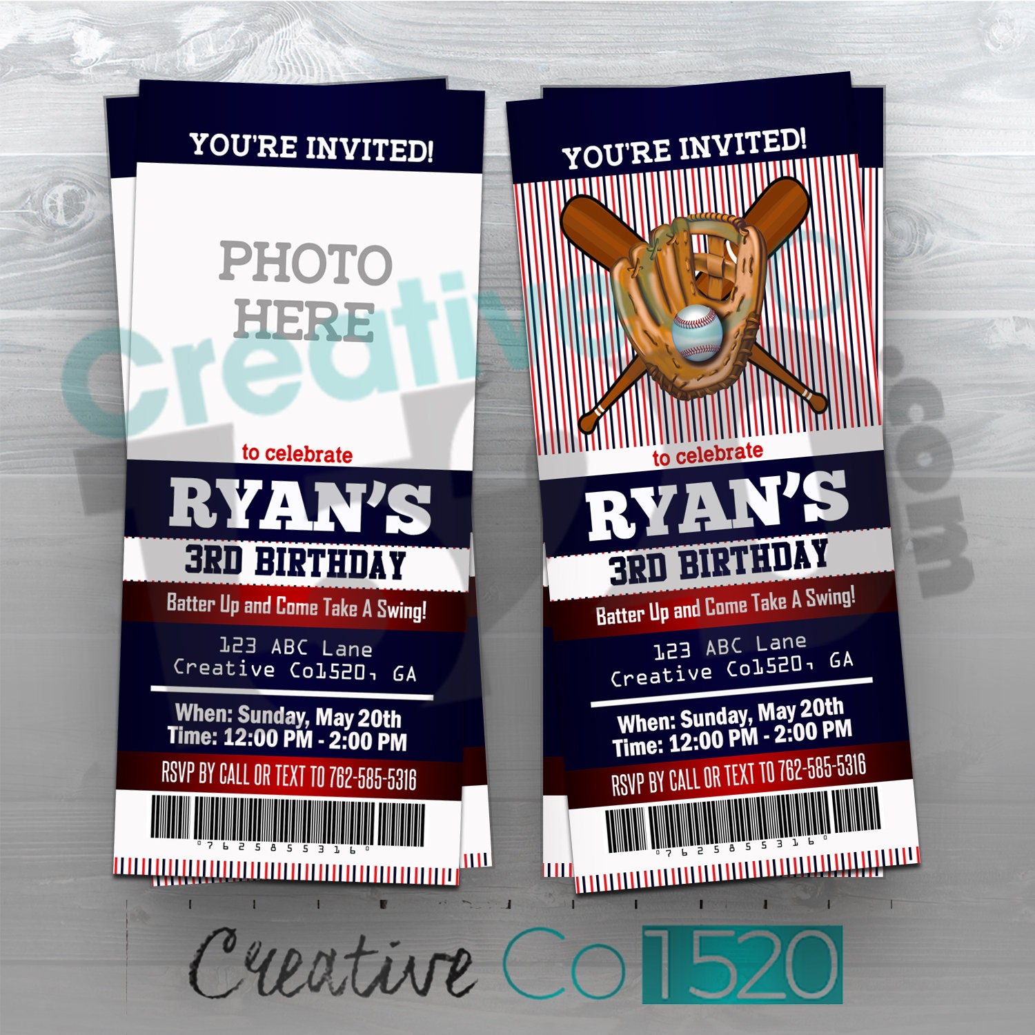 Printed & Shipped Baseball Party | Baseball Party Invitation | Baseball ...