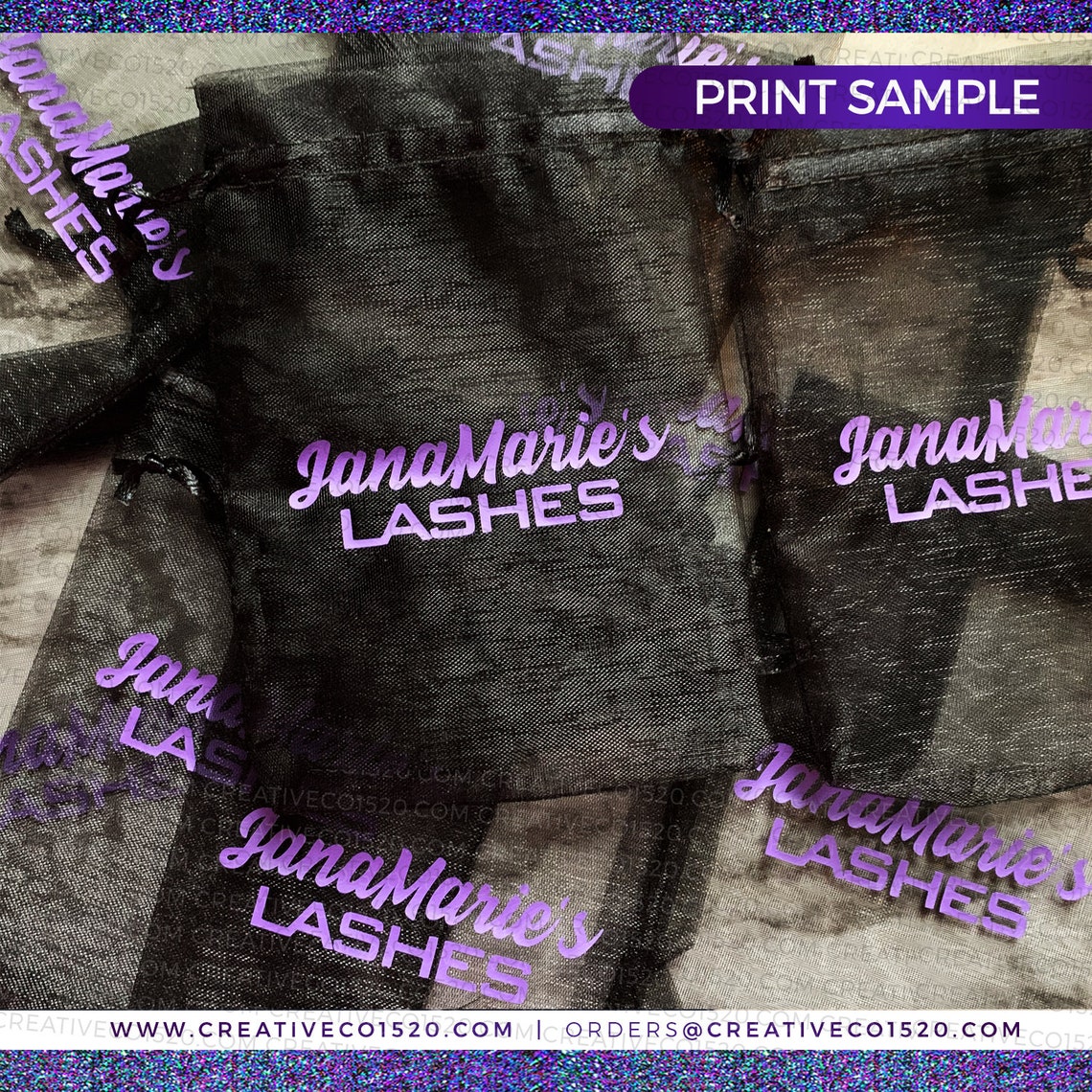 Sheer Lash Bag Custom Sheer Eyelash Packaging Bag Custom - Etsy