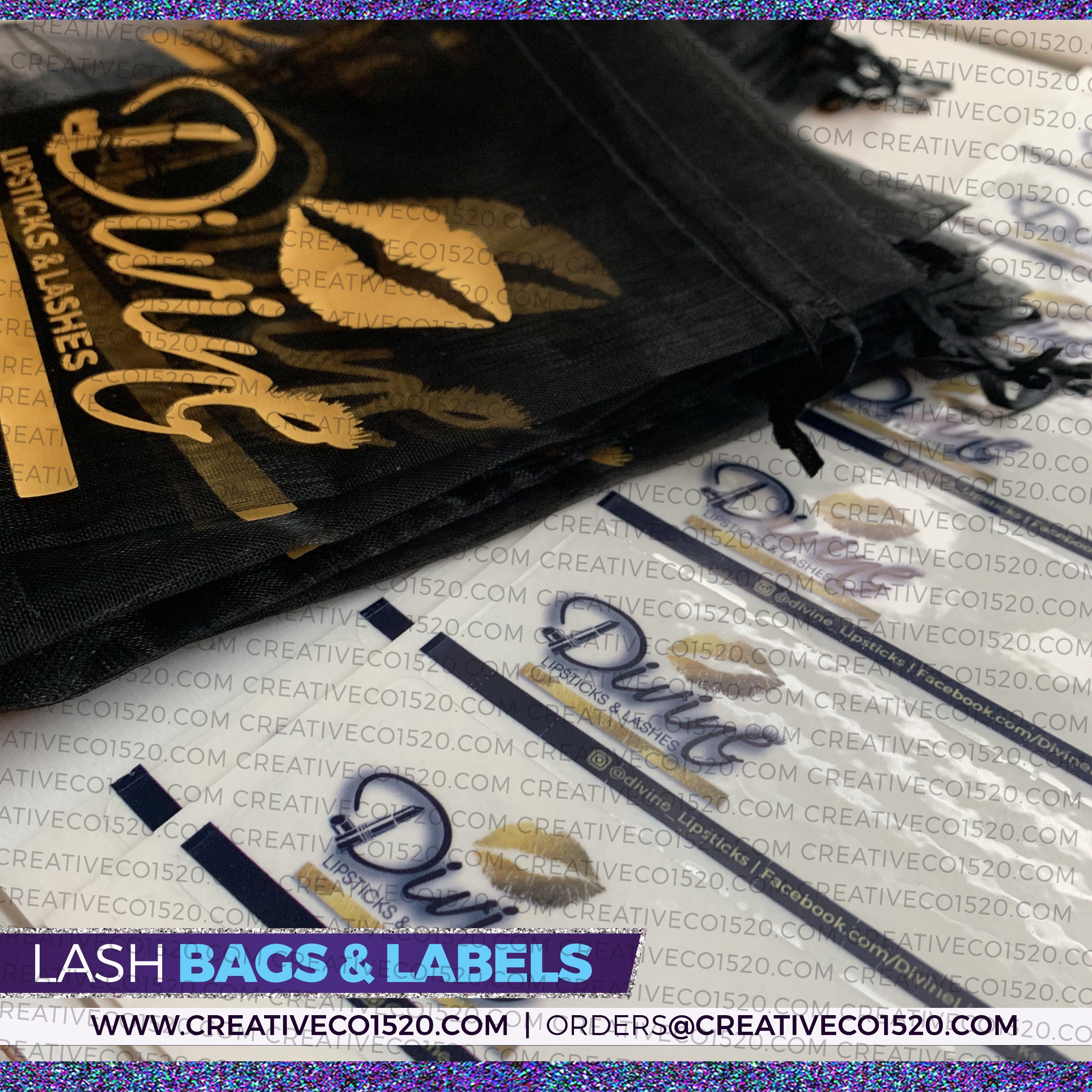 Sheer Lash Bag, Custom Sheer Eyelash Packaging Bag, Custom Product ...