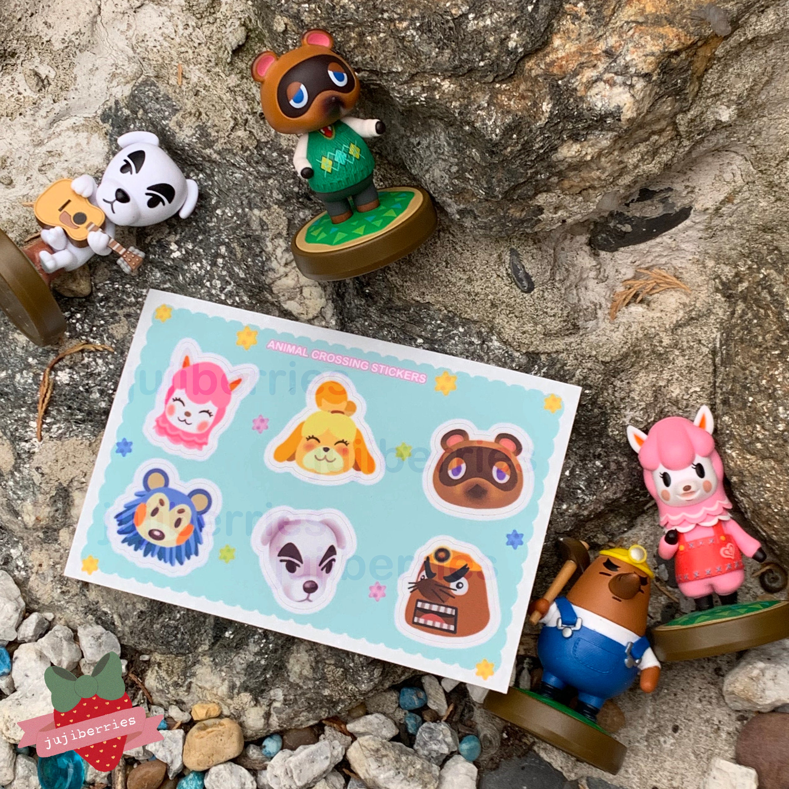 Animal Crossing Sticker Sheet - Etsy