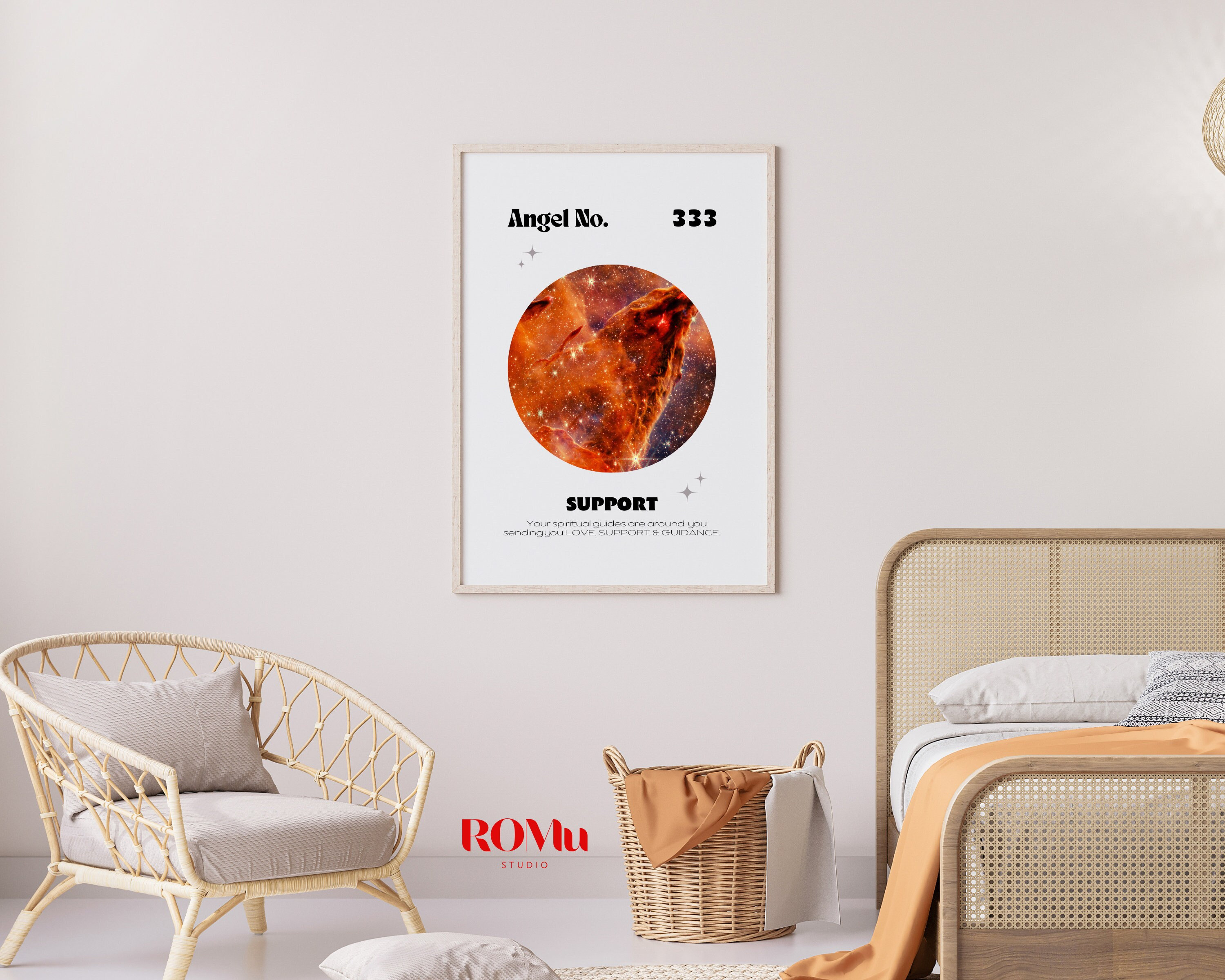 Universe Angel Number 333 Wall Art Digital Download Print Positive ...