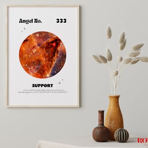 Universe Angel Number 333 Wall Art Digital Download Print Positive ...