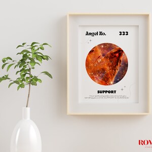 Universe Angel Number 333 Wall Art Digital Download Print Positive ...
