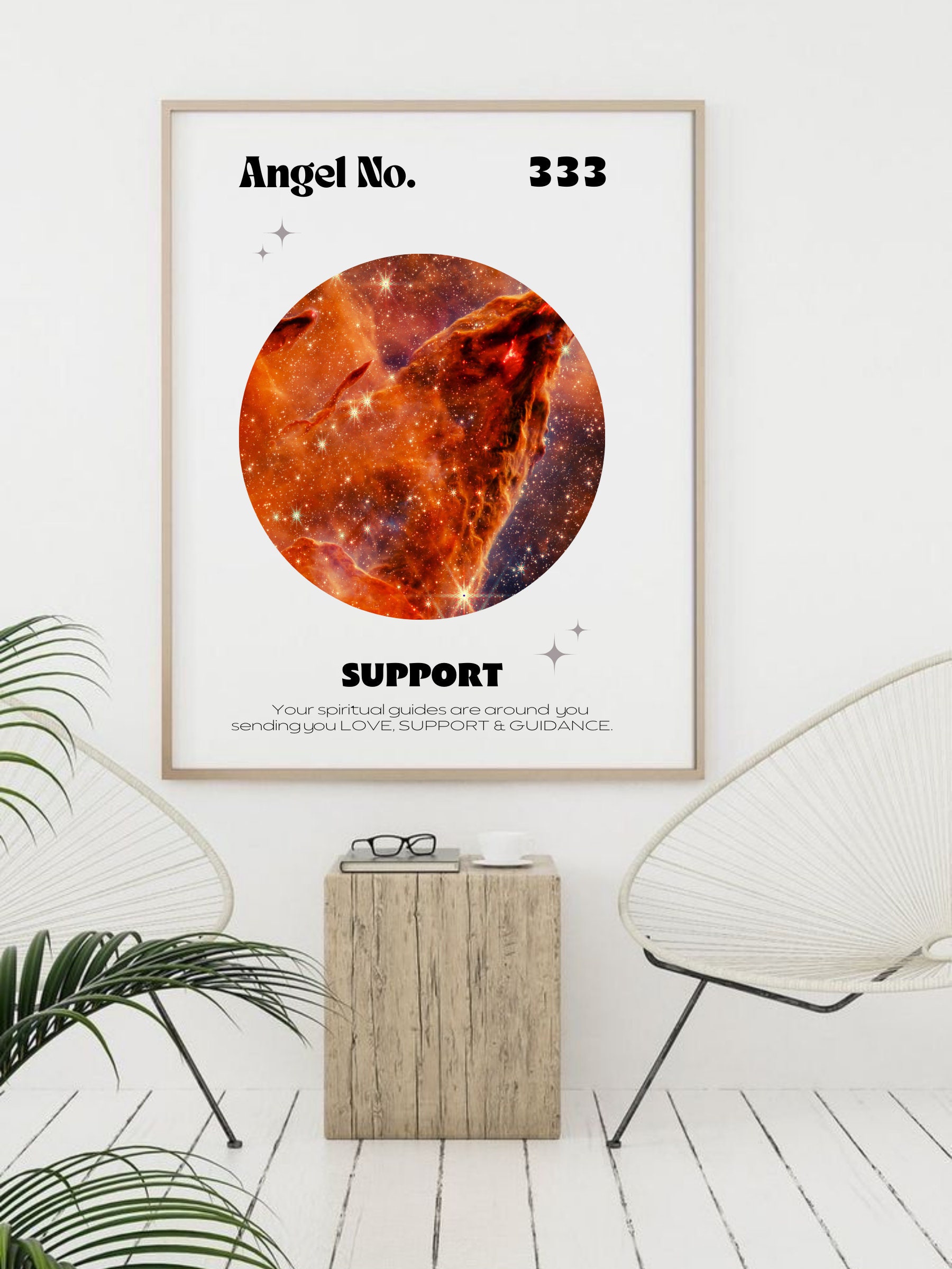 Universe Angel Number 333 Wall Art Digital Download Print Positive ...