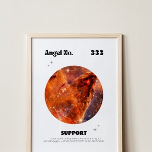 Universe Angel Number 333 Wall Art Digital Download Print Positive ...