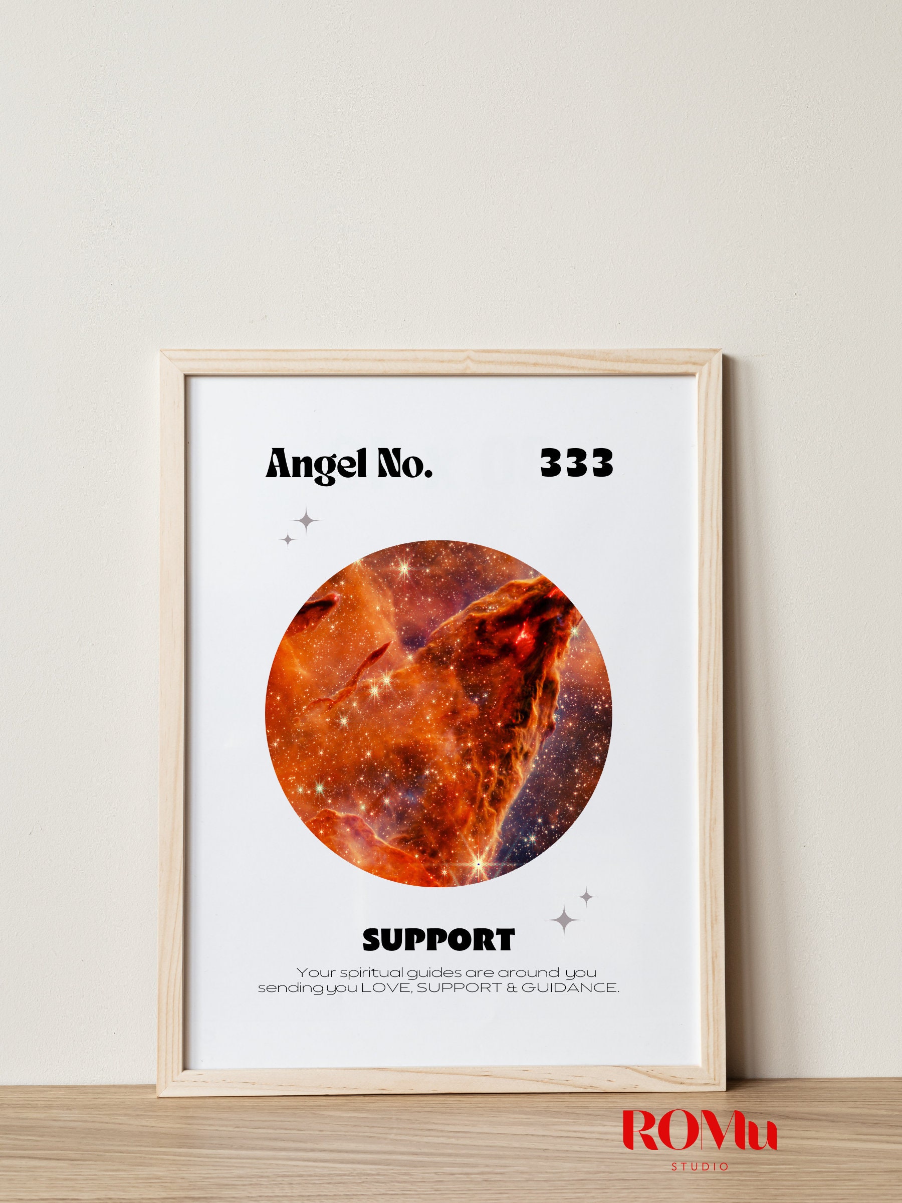 Universe Angel Number 333 Wall Art Digital Download Print Positive ...