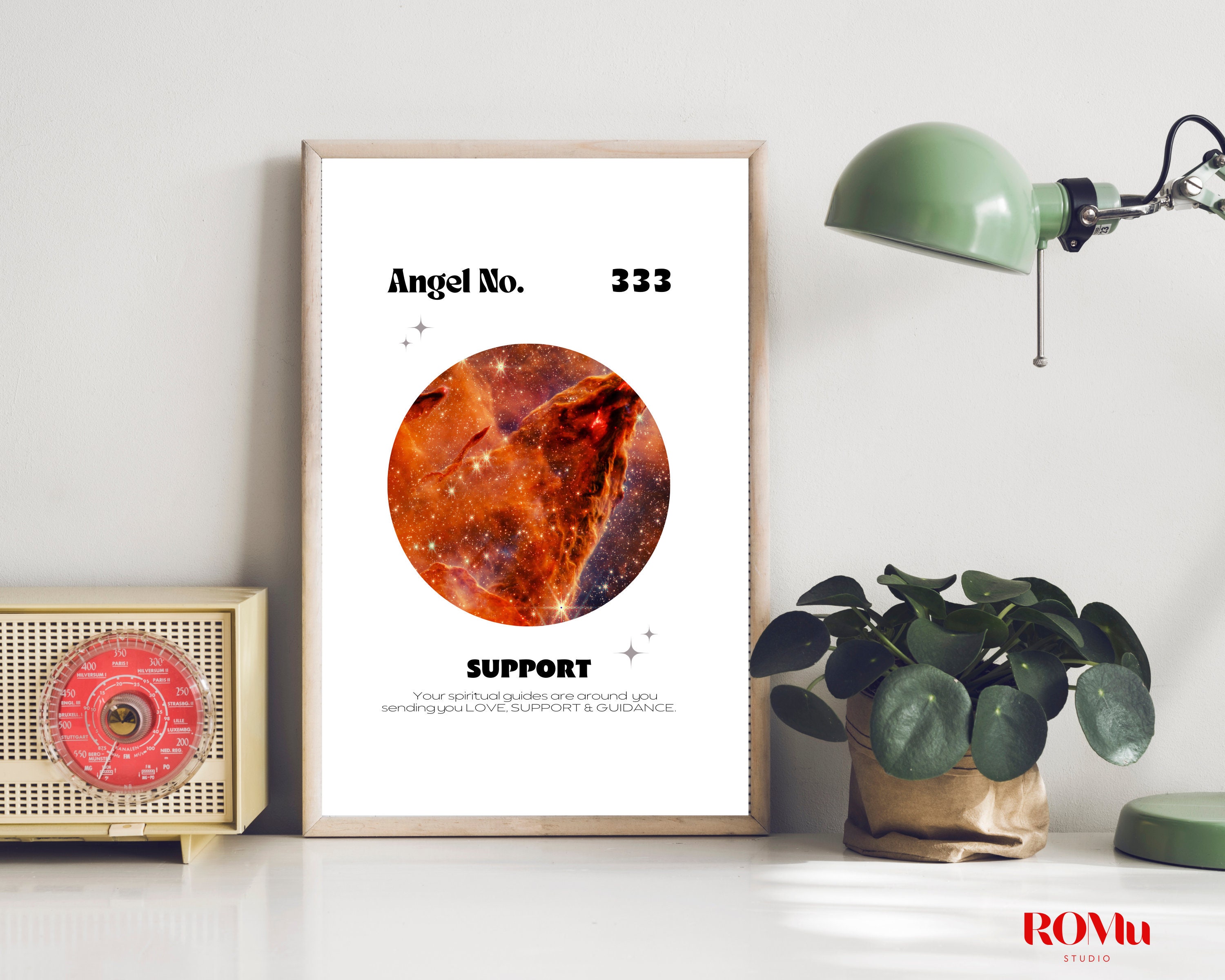 Universe Angel Number 333 Wall Art Digital Download Print Positive ...