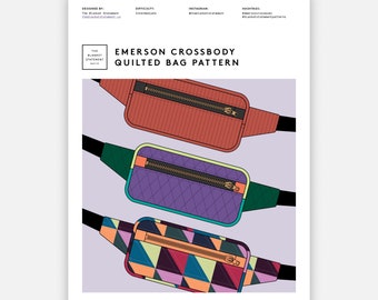 Fish Crossbody Bag Sewing Pattern Instant Download PDF - Etsy