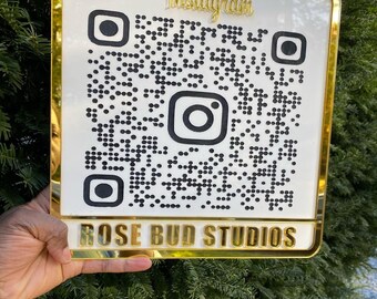 Qr Code Plaque - Etsy