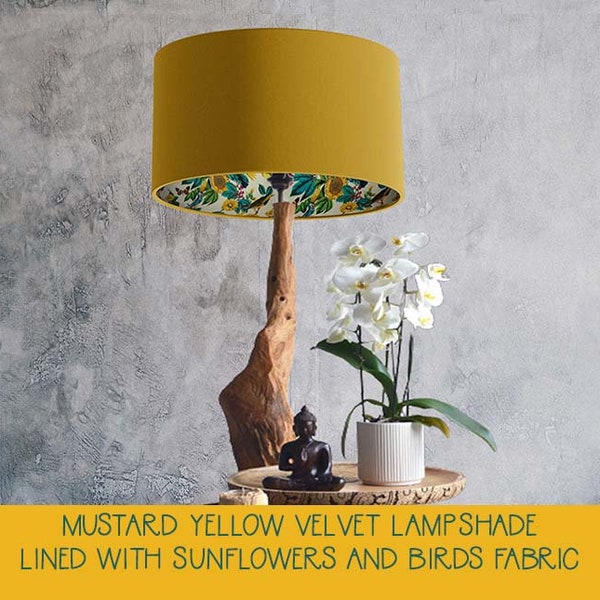 Yellow Lamp Shade - Etsy