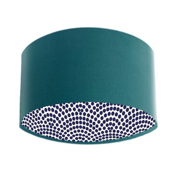 Teal Lampshade - Etsy