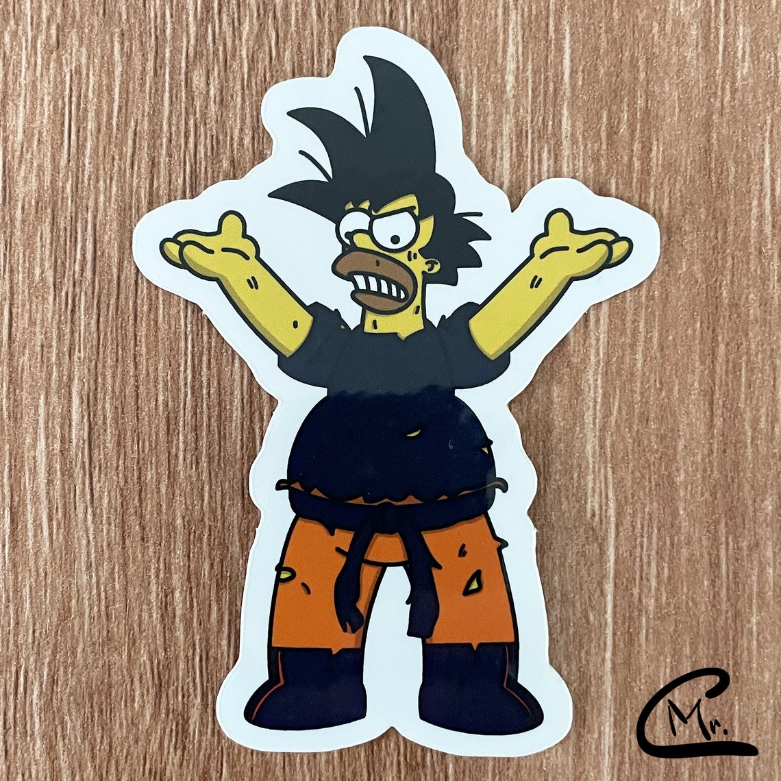 Homer X Goku | Dragonball Z X the Simpsons Mashup | Spirit Bomb | Vinyl ...