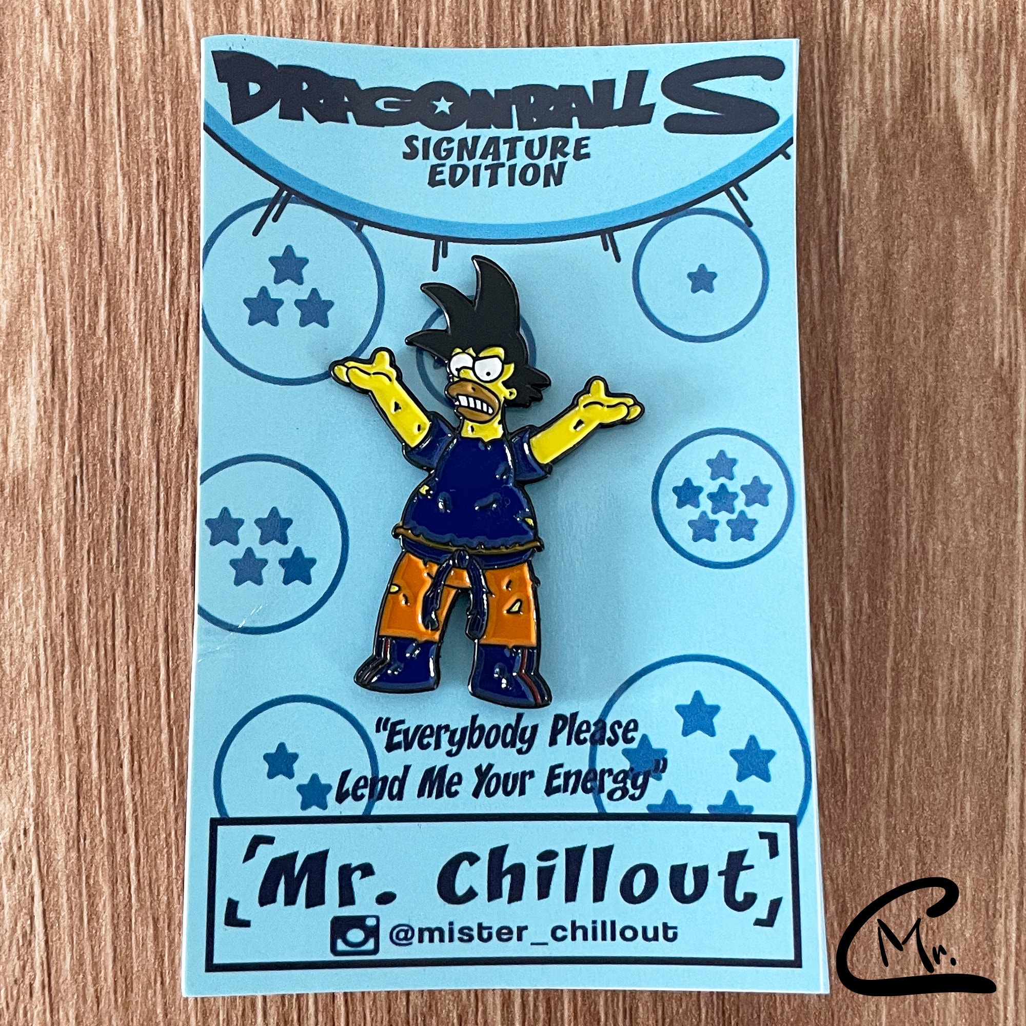 Homer X Goku Spirit Bomb Enamel Pin Dragonball Z X the - Etsy