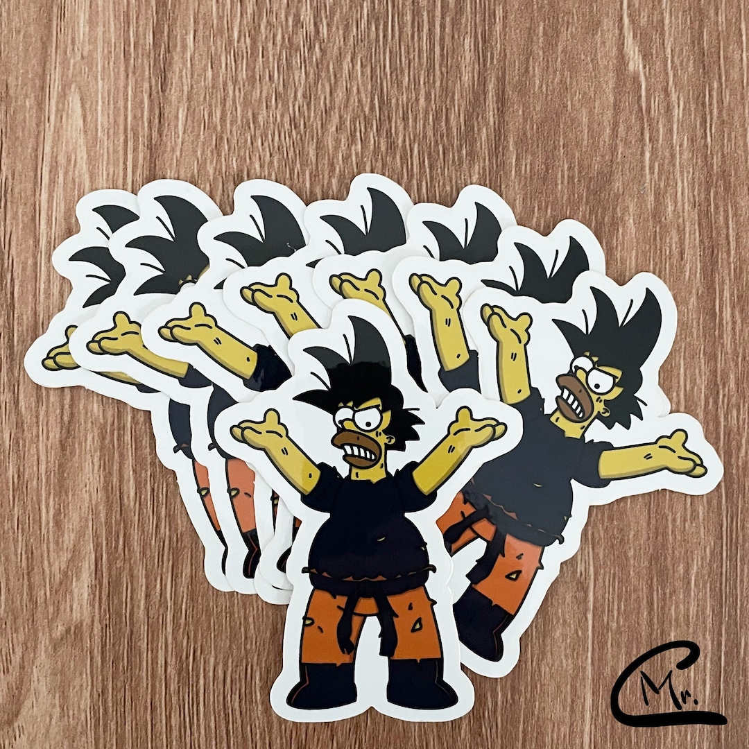 Homer X Goku | Dragonball Z X the Simpsons Mashup | Spirit Bomb | Vinyl ...