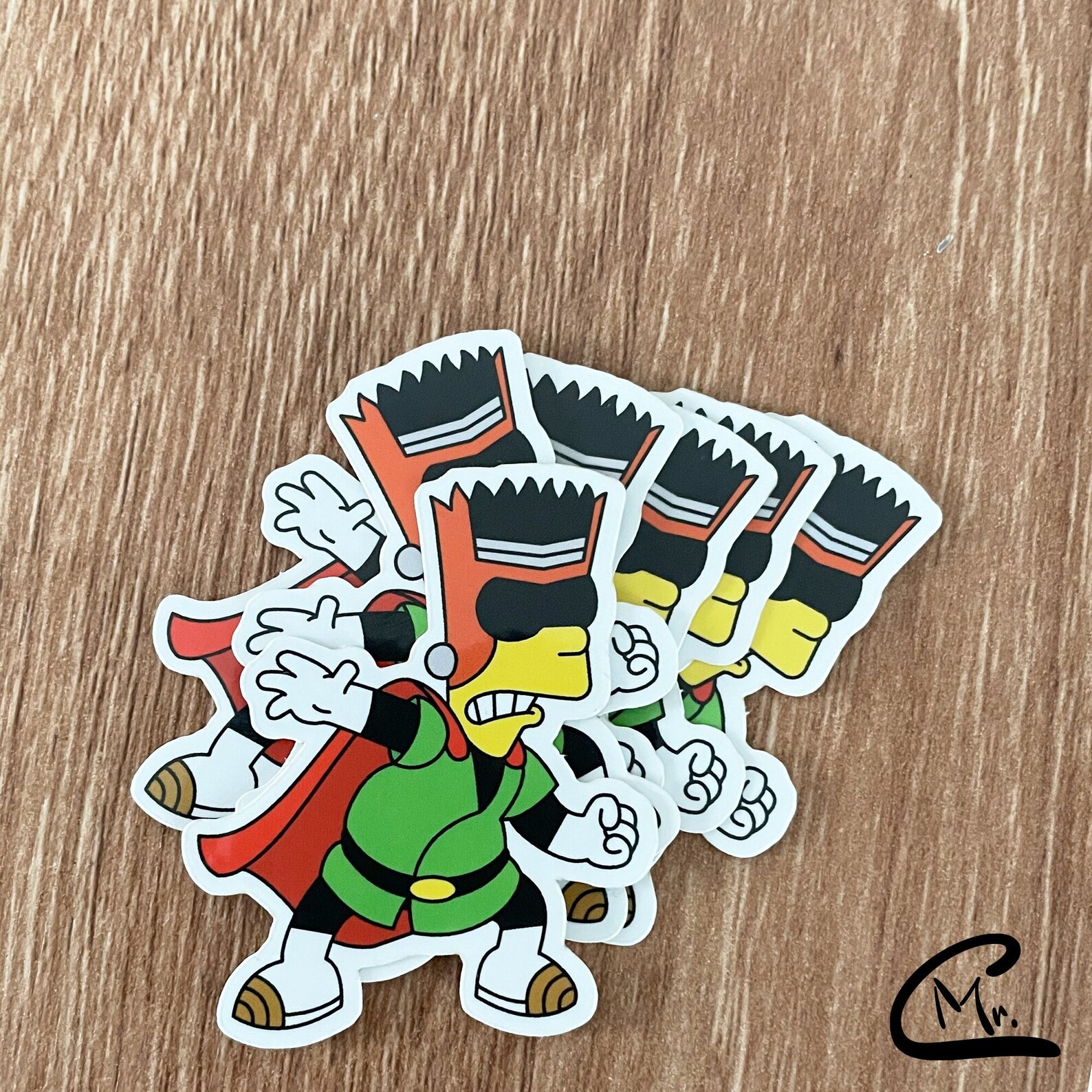 Great Bartman Sticker | Bart Simpson X Gohan Mashup | the Simpsons X ...