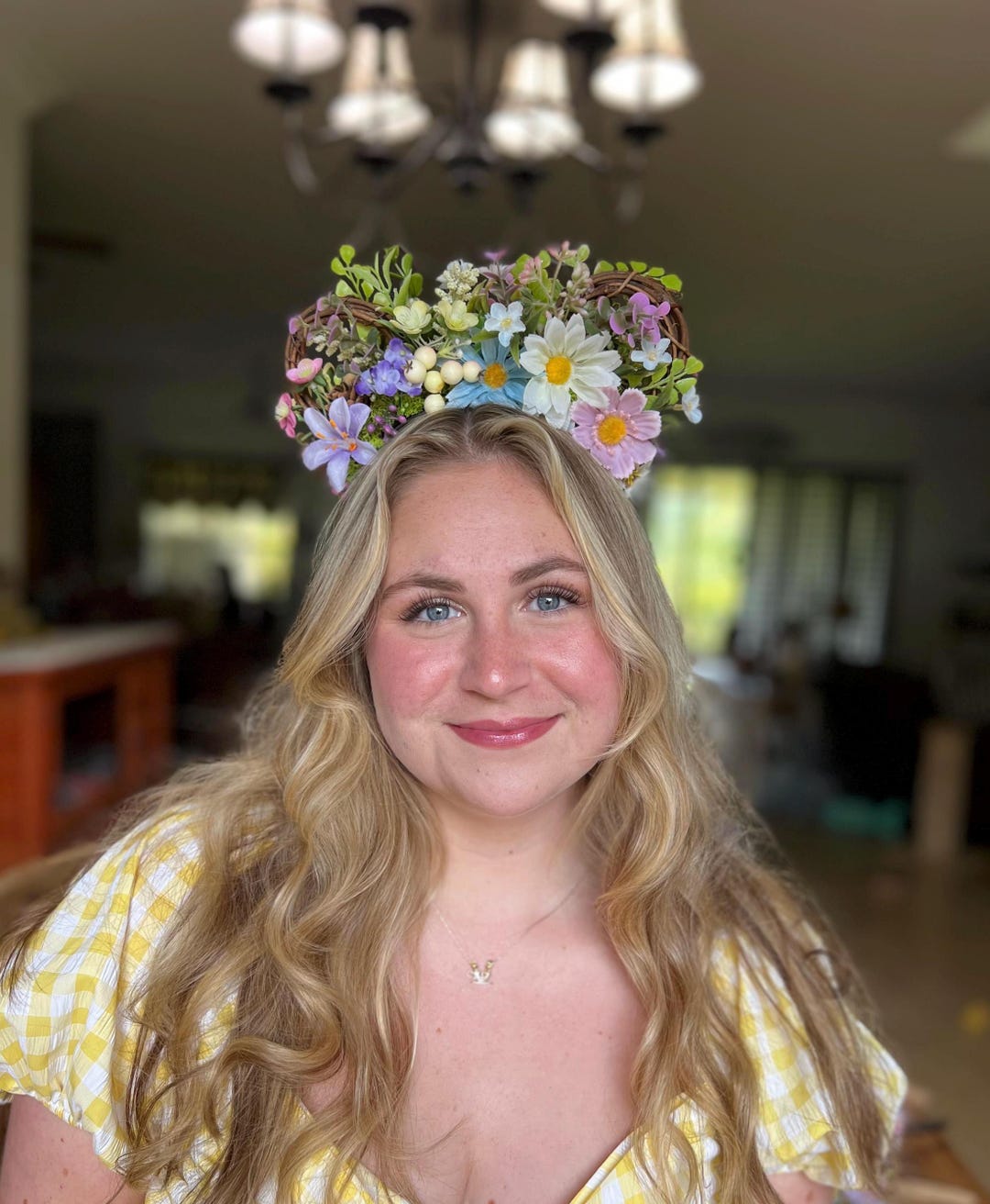 Daisy Darling Inspired Floral Mickey Ears/ Rose Mickey Ears/ Floral ...