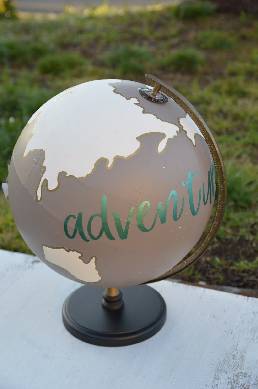 Custom Globe- Handwritten Word - Etsy