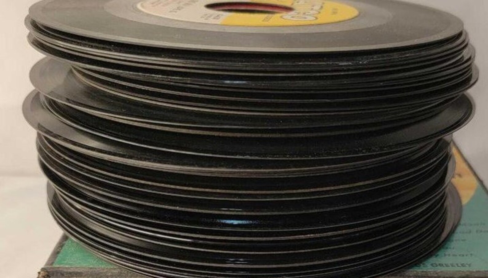 Craft Lot of 15 Vinyl 7" Records FOR CRAFTS 45rpm Jukebox Discs 45s ...