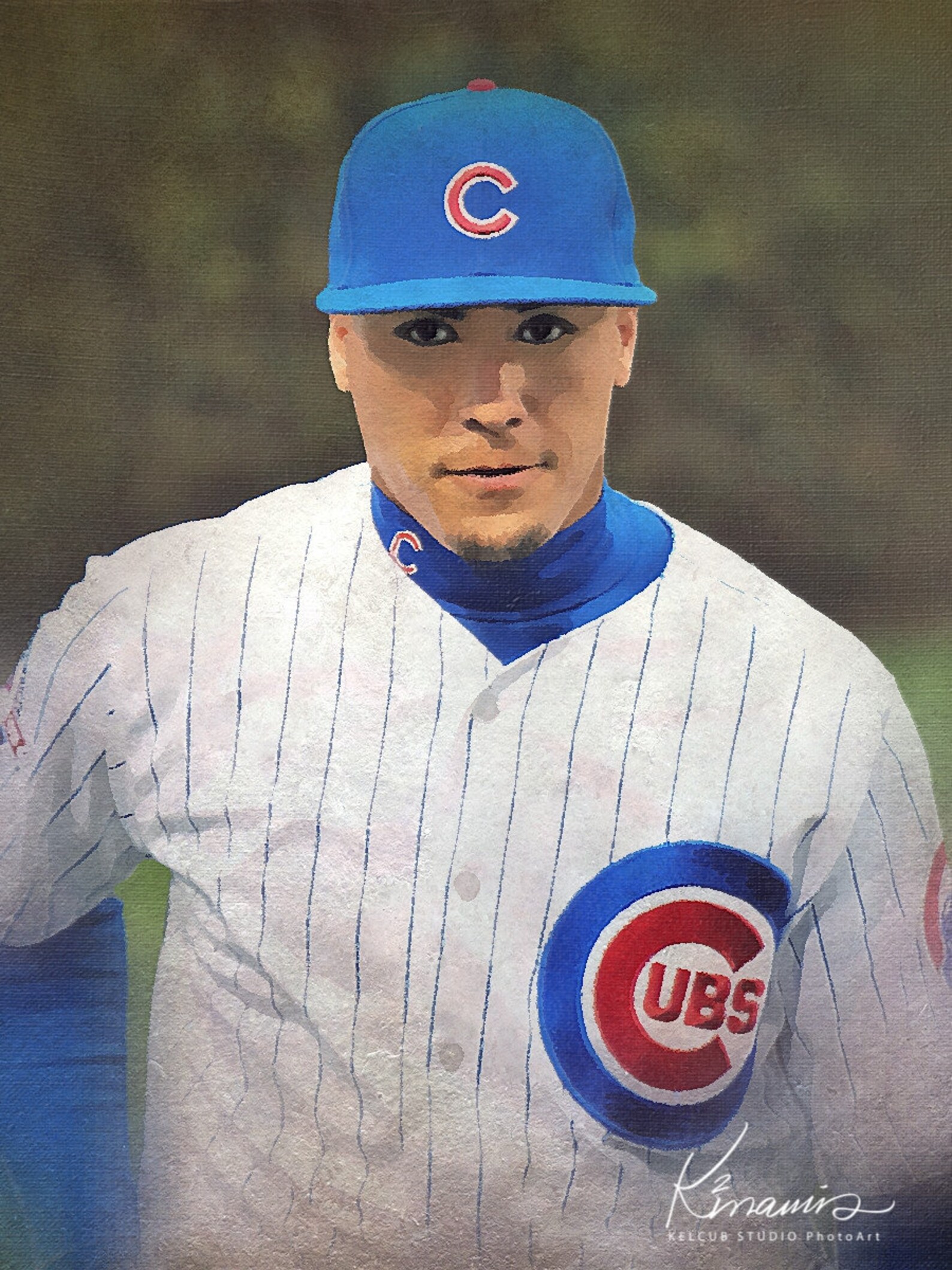 EL MAGO Javier Javi Baez Detroit Tigers Chicago Cubs St. Kenan Art ...