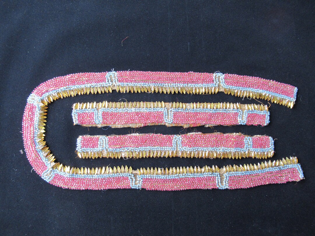 Vintage Beadwork Trim - Etsy