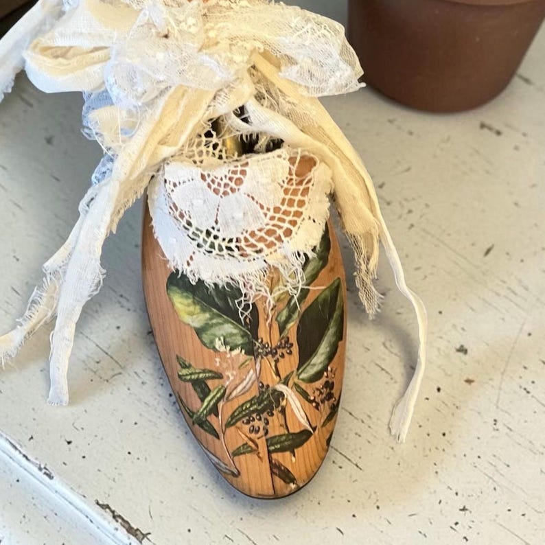 Vintage Decorated Wooden Shoe Form - Etsy