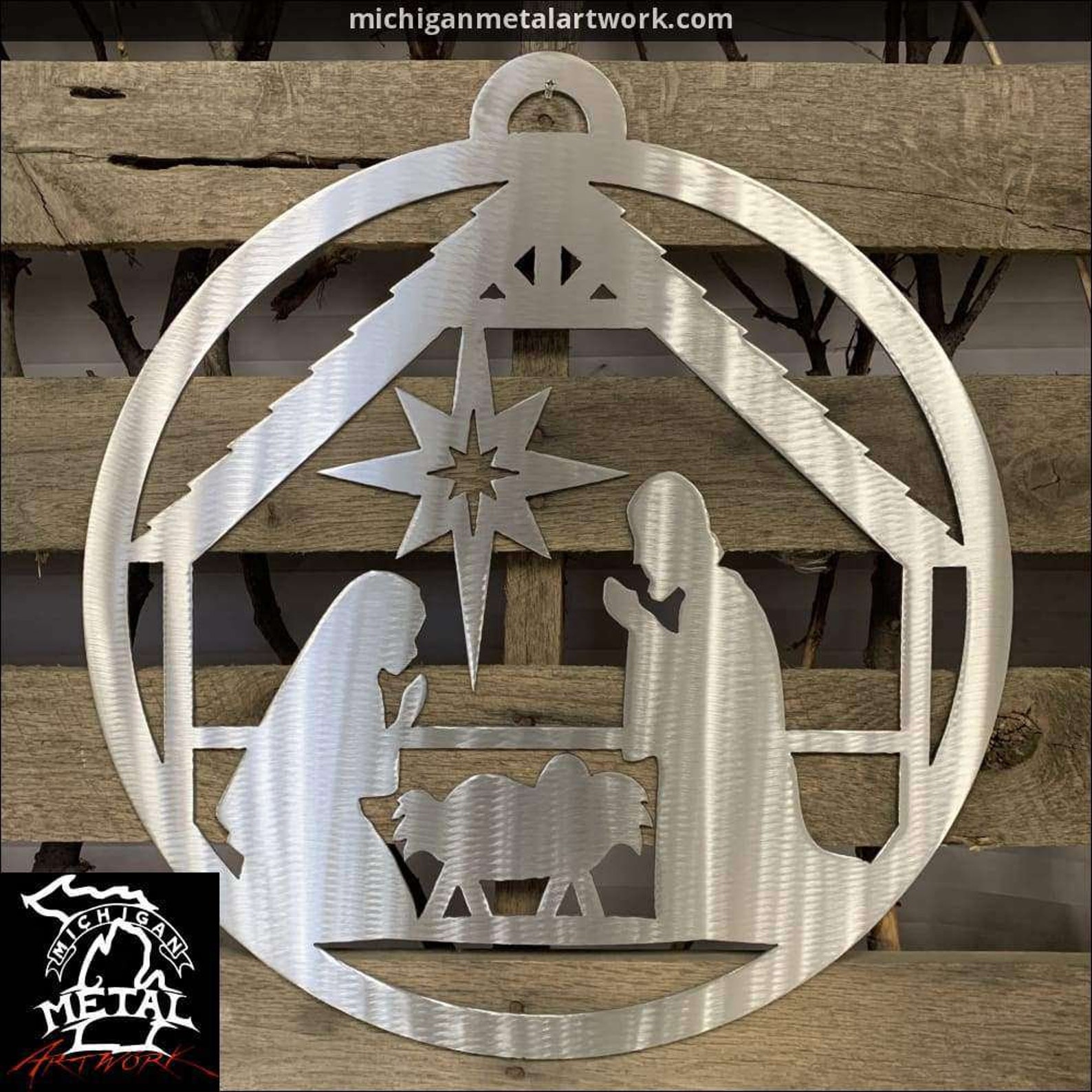 Nativity Scene Metal Wall Art - Etsy