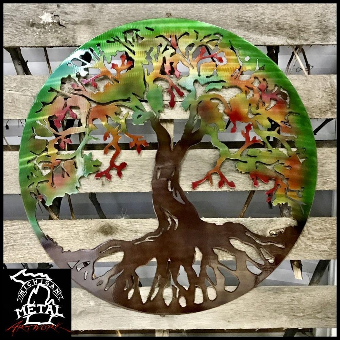 Tree of Life Metal Wall Art - Etsy