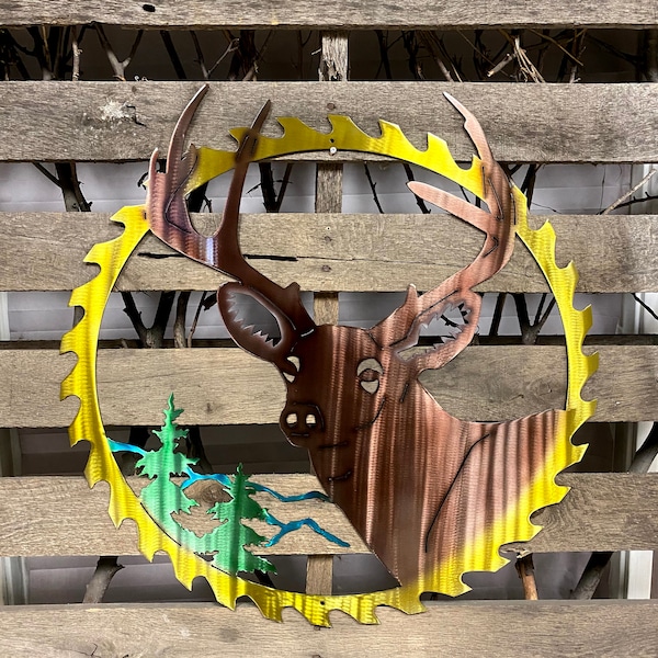Saw Blade Metal Wall Art - Etsy