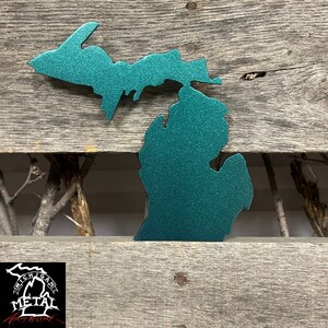 State of Michigan Metal Magnet - Etsy