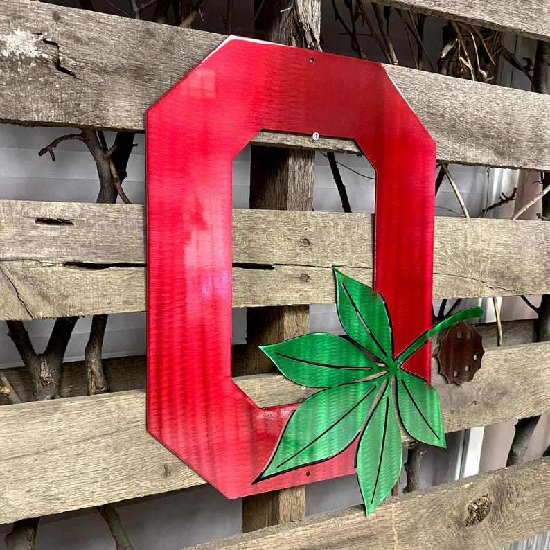 Ohio State Block O Metal Wall Art - Etsy