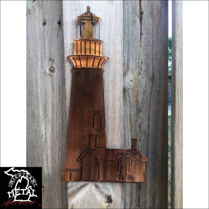 Lighthouse Metal Wall Art | Etsy