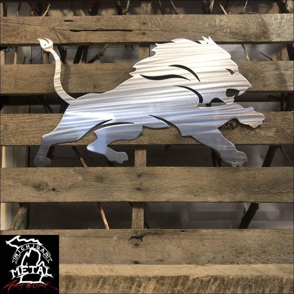 Detroit Lions Metal Sign - Etsy
