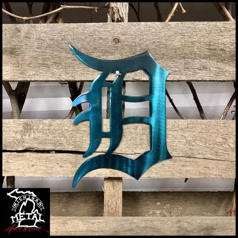Old English D Metal Wall Art - Etsy