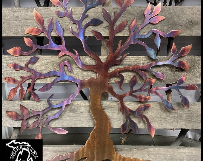Olive Tree of Life Metal Wall Art - Etsy