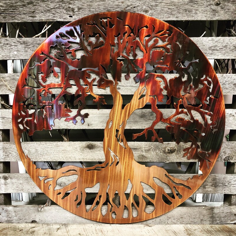 Tree of Life Yard Art - Etsy