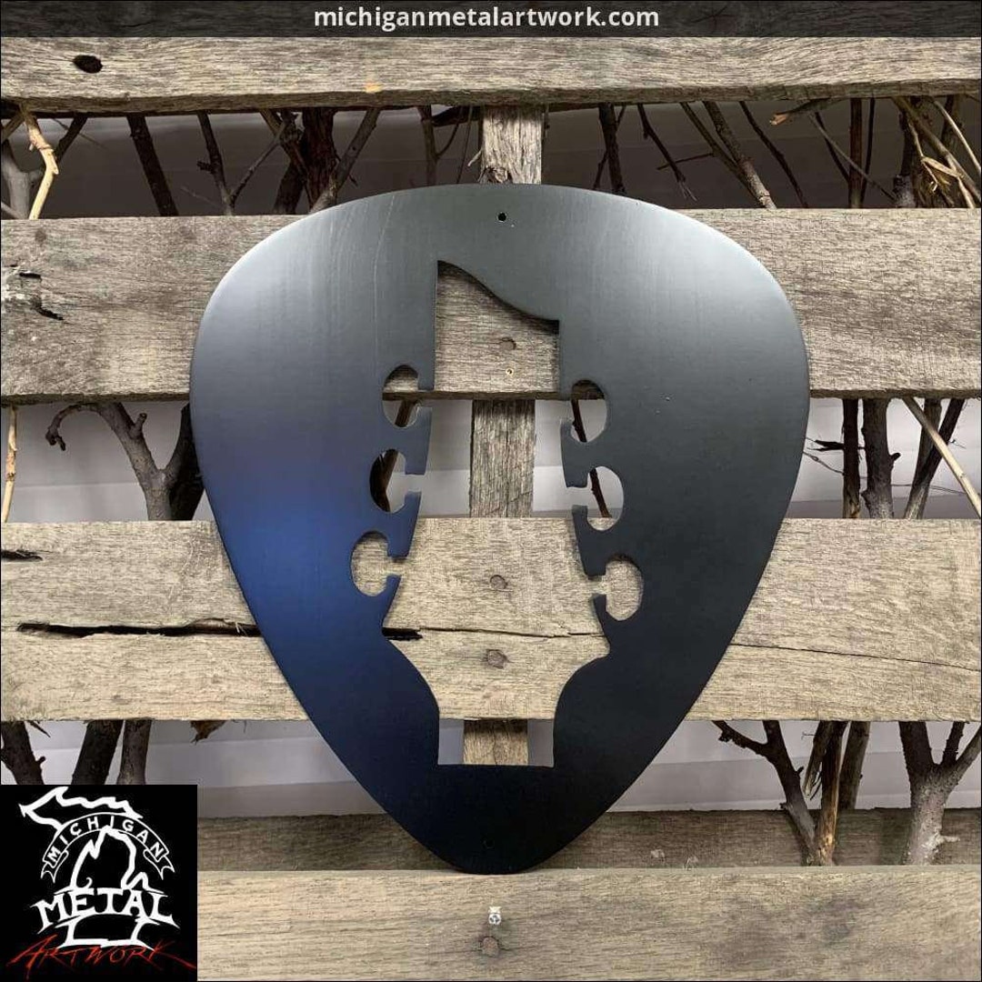 Guitar Pick Metal Wall Art - Etsy