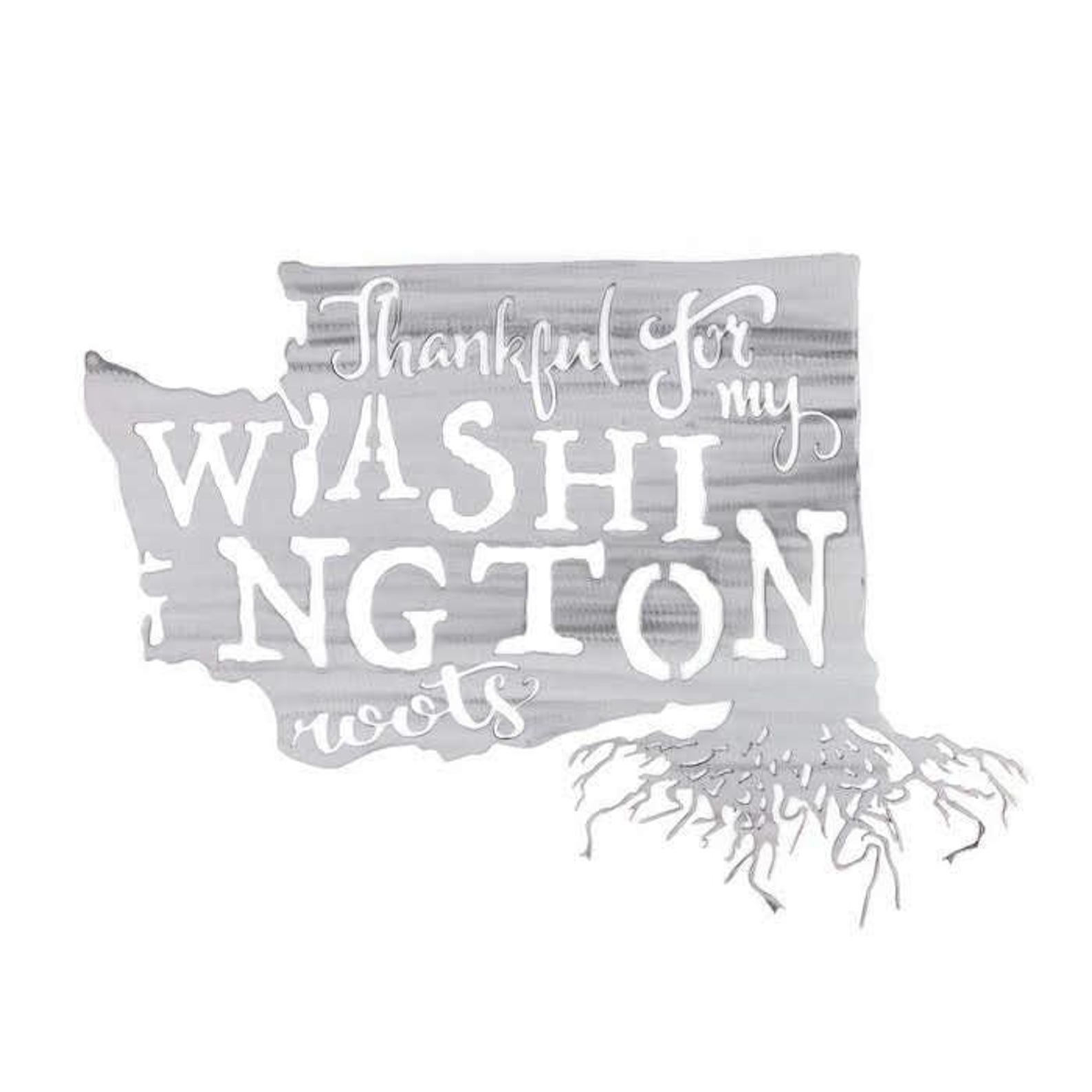 Thankful for My Washington Roots Metal Wall Art - Etsy